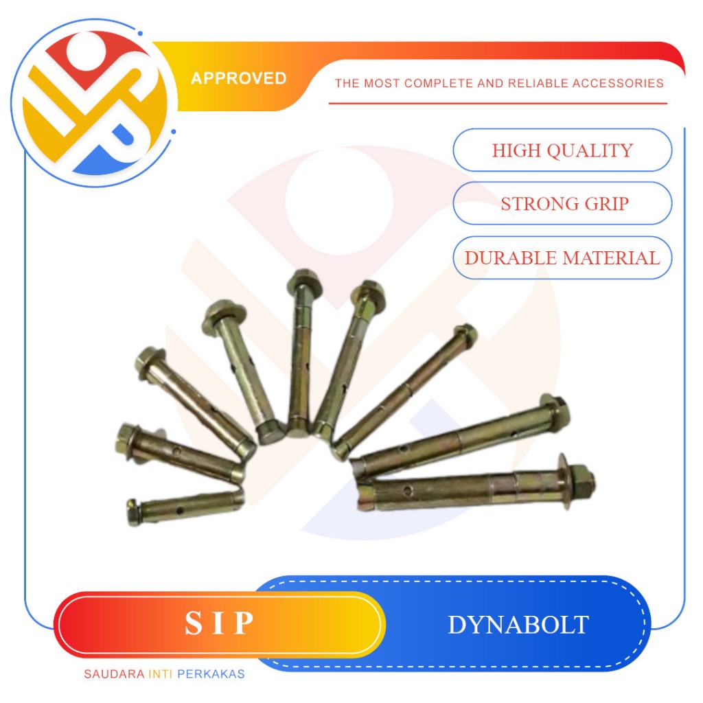 Jual Dynabolt M8 Baut Angkur Dinding / Baut Fischer untuk Beban Berat ...