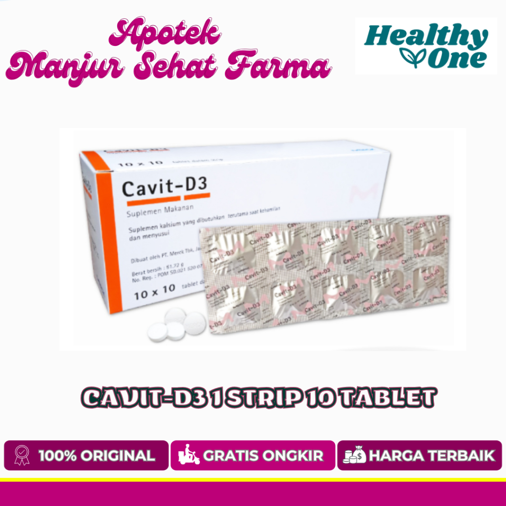Jual CAVIT-D3 10X10`S | Shopee Indonesia