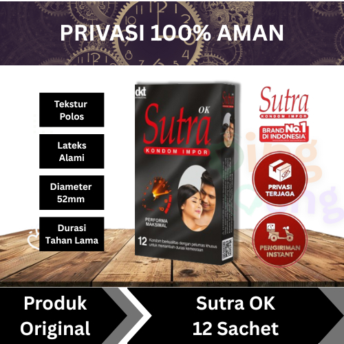 Jual PRIVASI AMAN - Kondom Impor Sutra OK - Pengaman Extra Pelumas ...