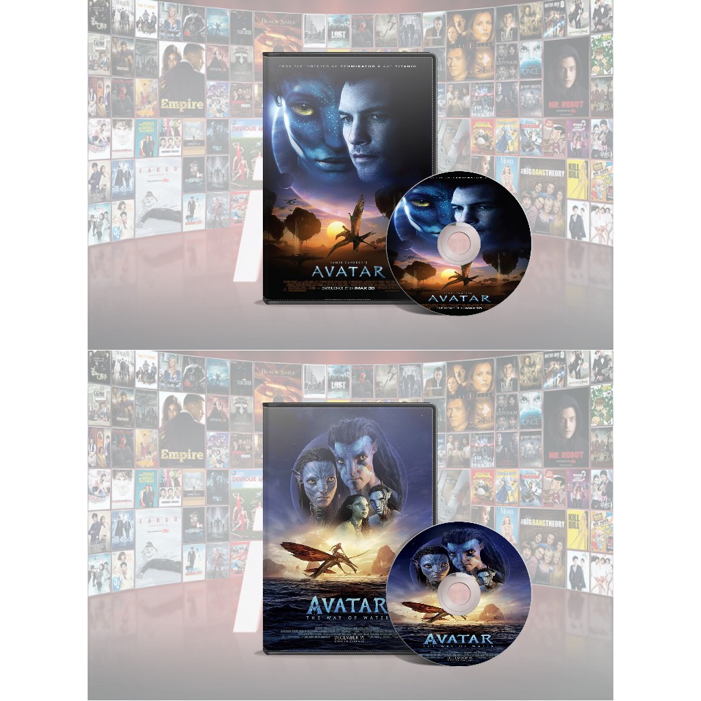 Jual DVD Avatar (2009) + DVD Avatar The Way Of Water (2022) | Shopee ...