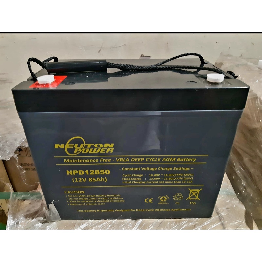 Jual Neuton Power MF Golf Battery NPD-12850 12 V 85 AH | Shopee Indonesia
