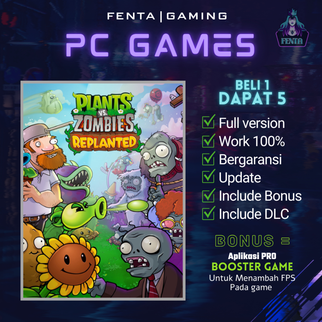 Jual PLANTS VS ZOMBIES REPLANTED - GAME PC - GAME LAPTOP | Shopee Indonesia