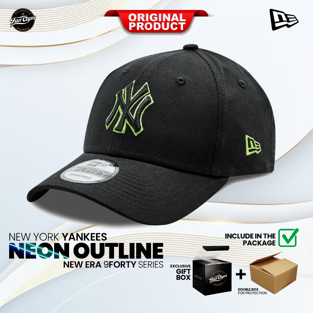 Jual Topi Original New Era MLB New York Yankees Neon Outline 9FORTY ...