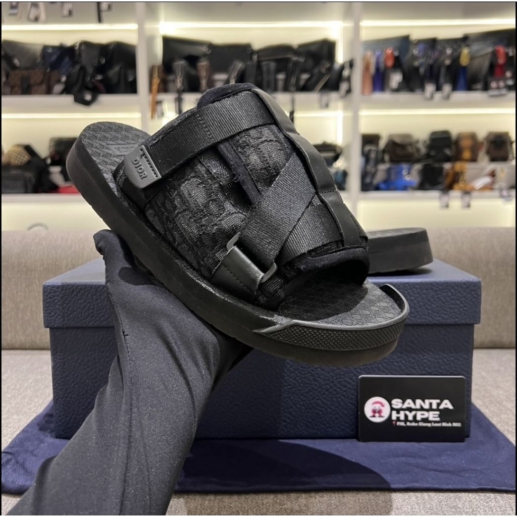 Jual Dior Oblique Alpha Slides | Shopee Indonesia