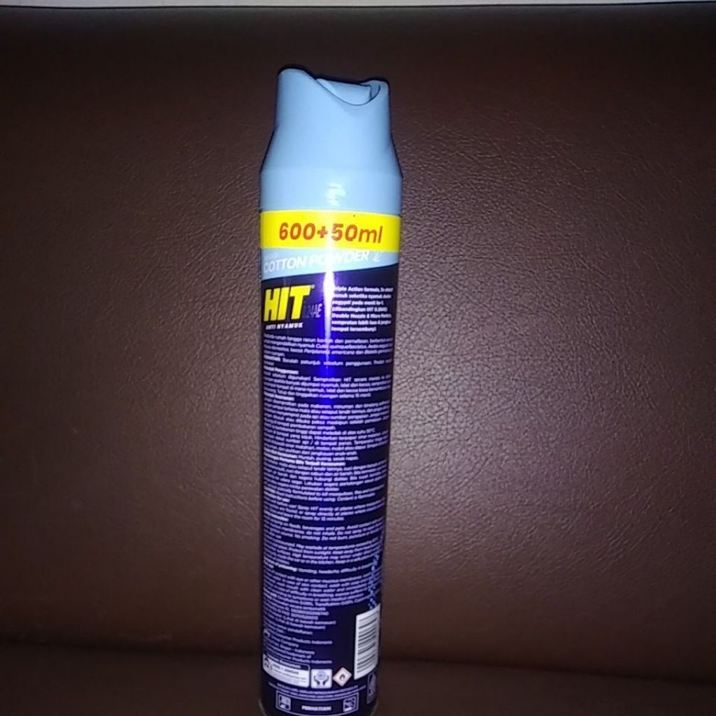 Jual HIT SEMPROT AEROSOL SPRAY 600 (COTTON POWDER) | Shopee Indonesia