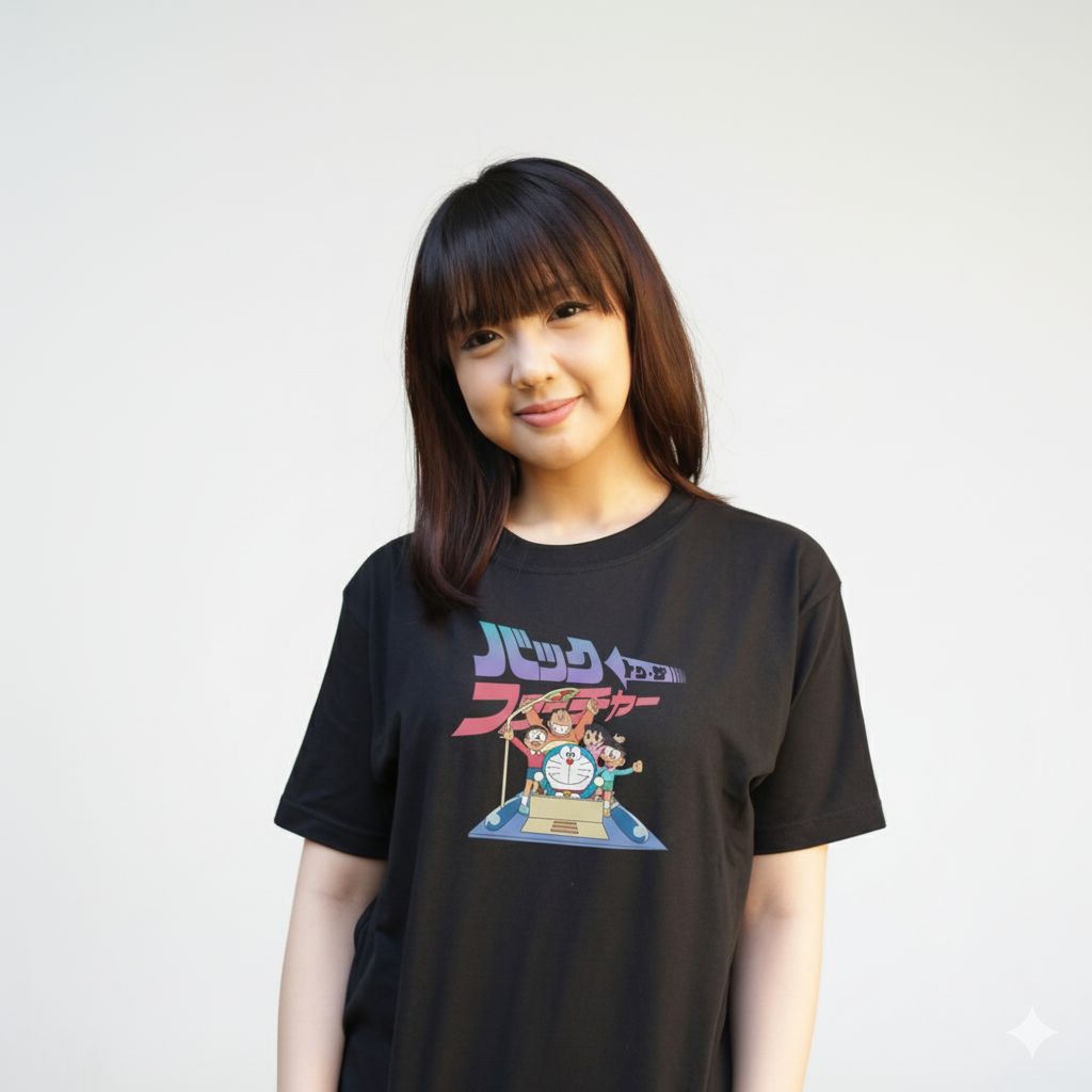 Jual Arigo T-Shirt Doraemon Back to the future | Shopee Indonesia