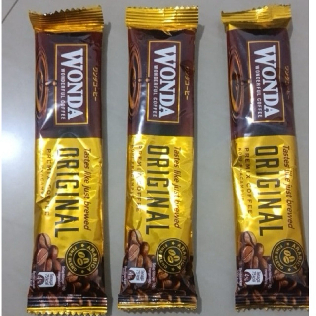 Jual 1 SACHET WONDA 3IN1 KOPI ORIGINAL | Shopee Indonesia