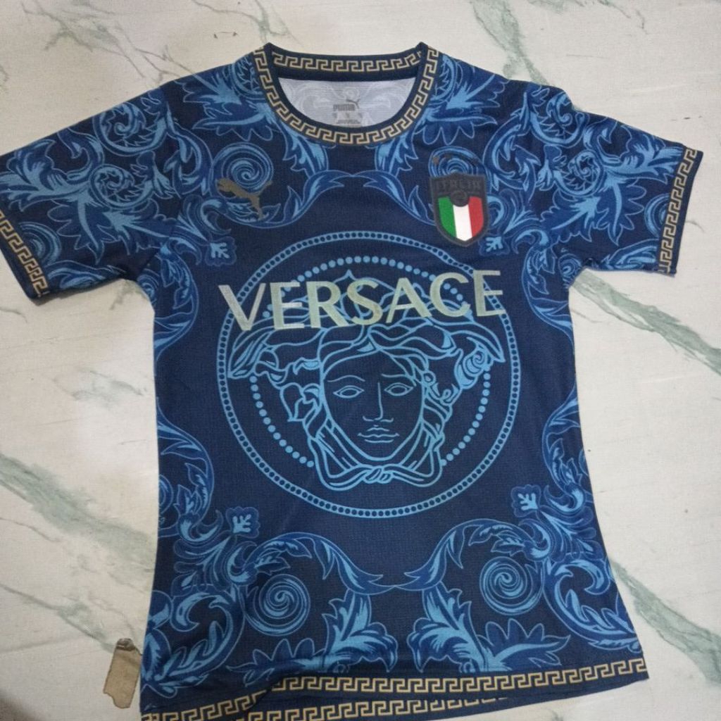Jual jersy italy x Versace 2023 size S | Shopee Indonesia