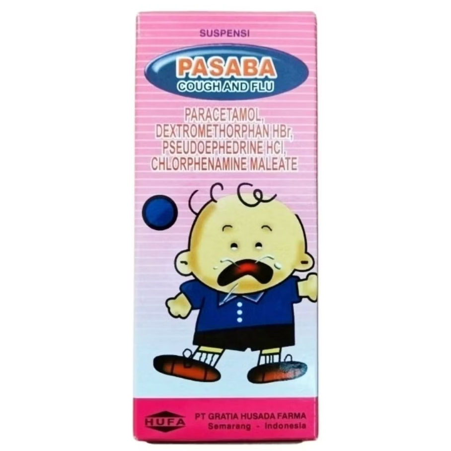Jual PASABA Cough and Flu Suspensi (60ml) | Shopee Indonesia