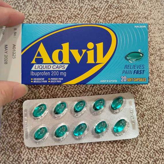 Jual Advil Liquid Caps Ib*profen 200mg Relieves Pain Fast | Pereda ...