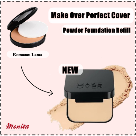 Jual Make Over Perfect Cover Powder Foundation / Two Way Cake | Shopee ...