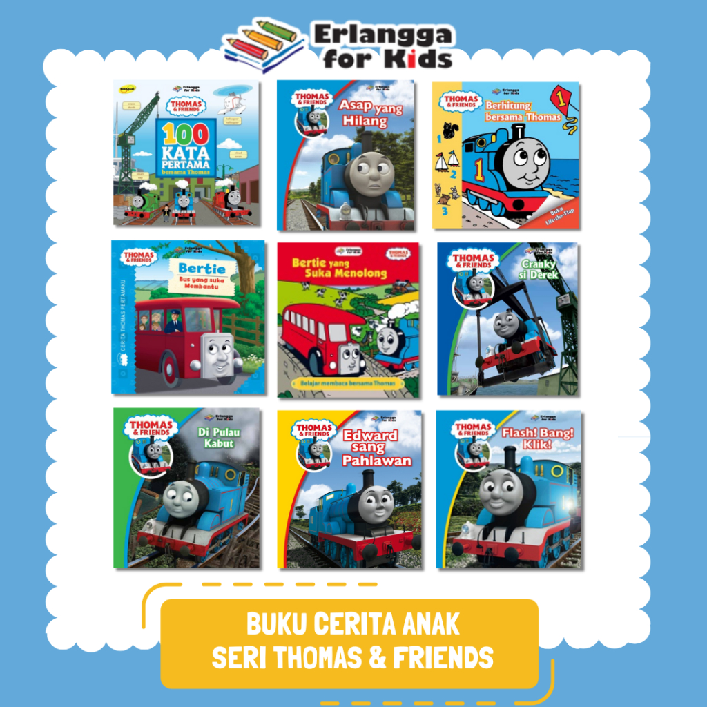 Jual Erlangga Official Buku Cerita Anak Seri Thomas Friends