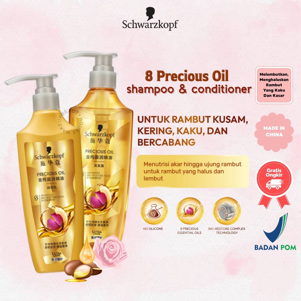 Jual SCHWARZKOPF Extra Care - 8 Precious Oil Shampoo & Conditioner ...