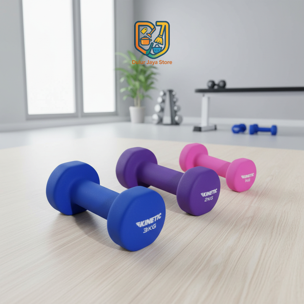 Jual Ace Kinetic Dumbbell Neoprene 1 kg - Pink Barbel Alat Fitness Gym ...