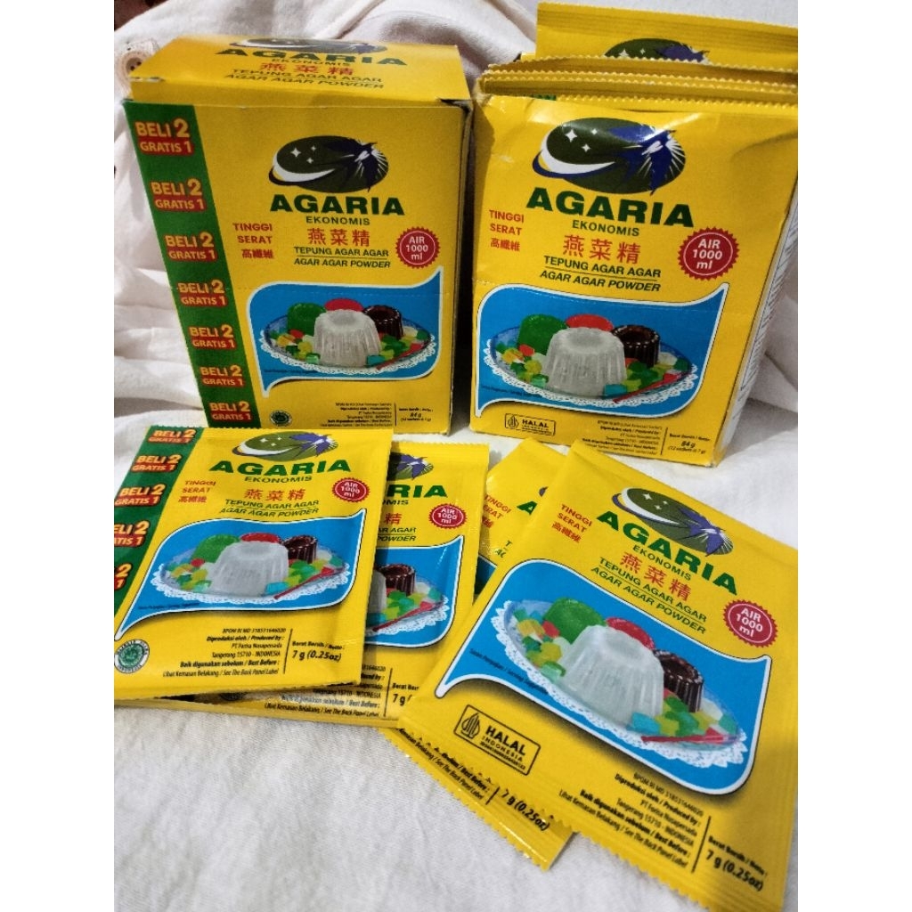 Jual Agar Putih Agaria Forisa Putih 7Gr / Agar Warna /Powder | Shopee ...