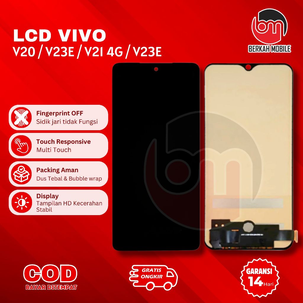 Jual LCD Touchscreen Vivo V20 / V20 SE / V21 4G / V23E Original Fullset ...