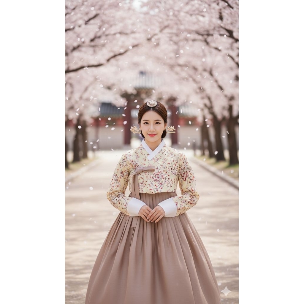 Jual Hanbok korea mini flower | Shopee Indonesia