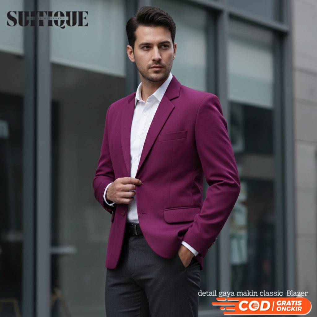 Jual SUITIQUE ID Blazer Pria Formal Slimfit – Pilihan Tepat untuk ...