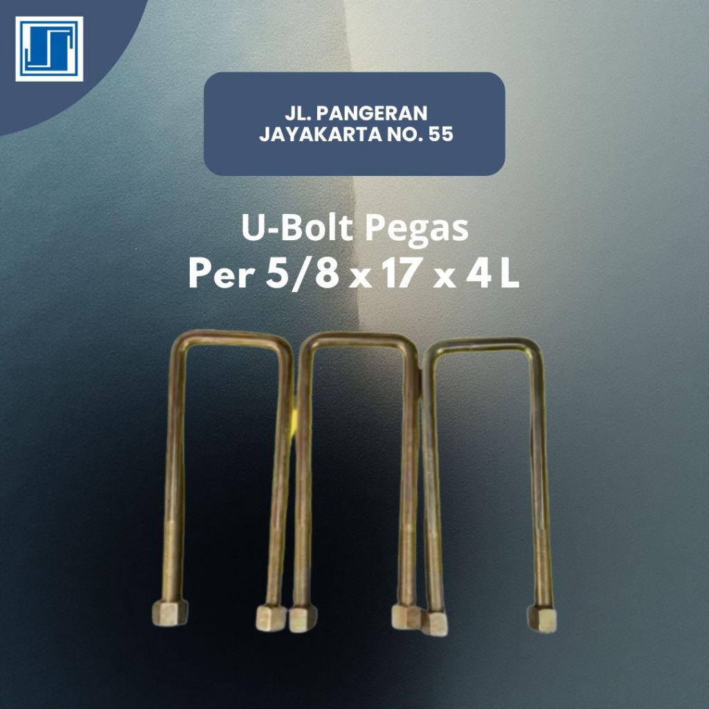 Jual U-Bolt Pegas Per 5/8 x 17 x 4 L | Shopee Indonesia