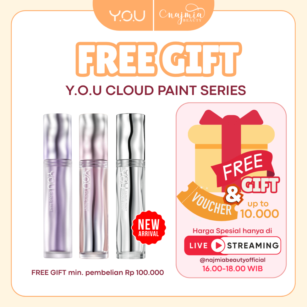Jual Najmia Ofc NEW YOU Cloud Paint Matte Lasting Lip Cream l Airy ...