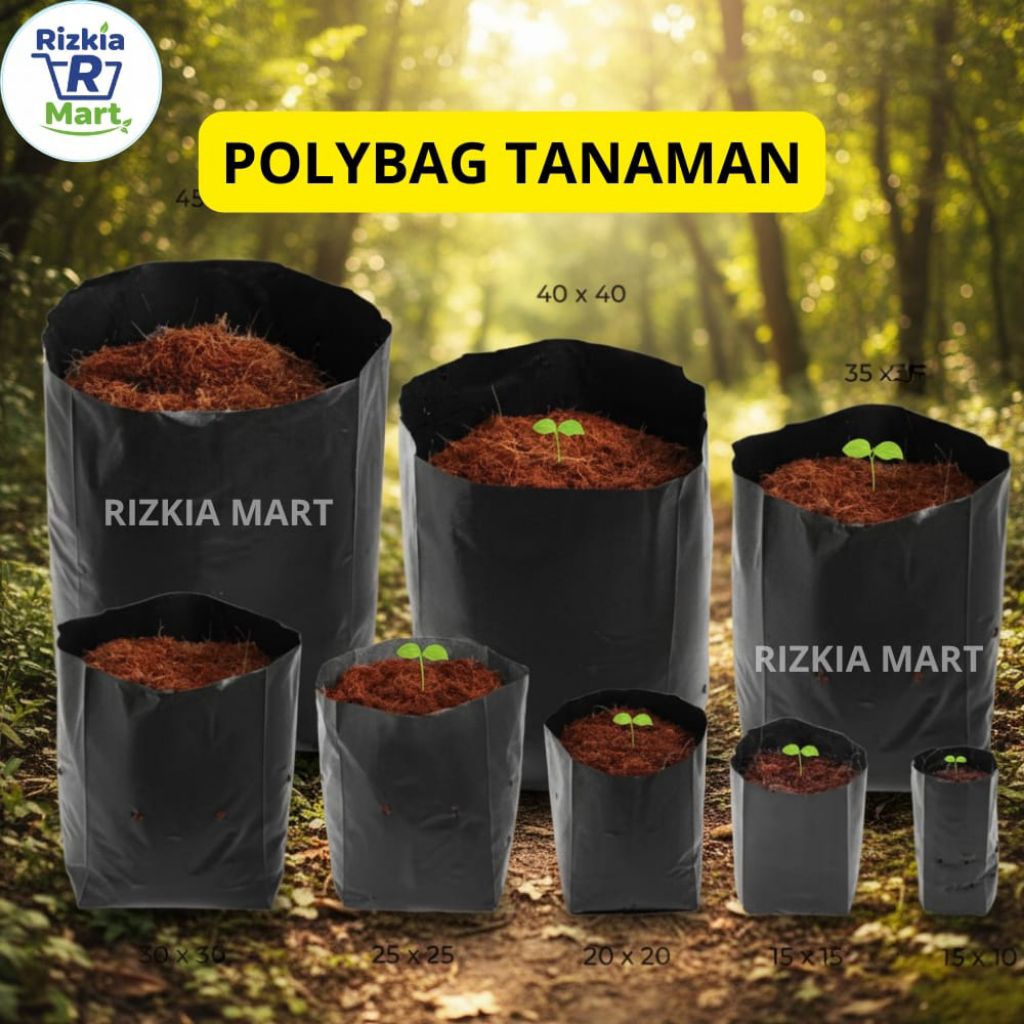Jual Polybag Ukuran 20×20 Cm Satuan Tebal Berkualitas untuk Media ...