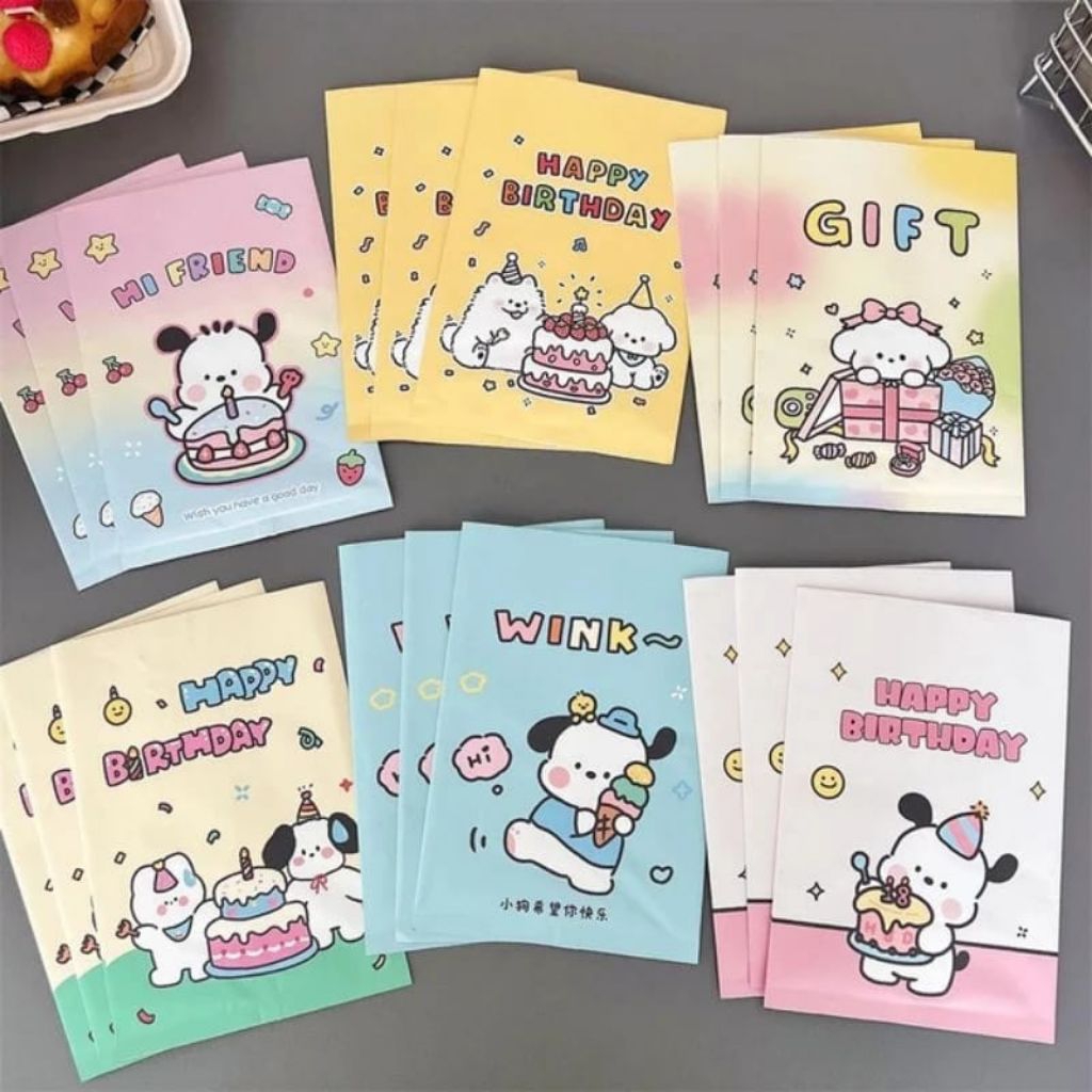 Jual Amplop Packing Aesthetic Model Korea Kawai Lucu Paper Bag / Tas ...