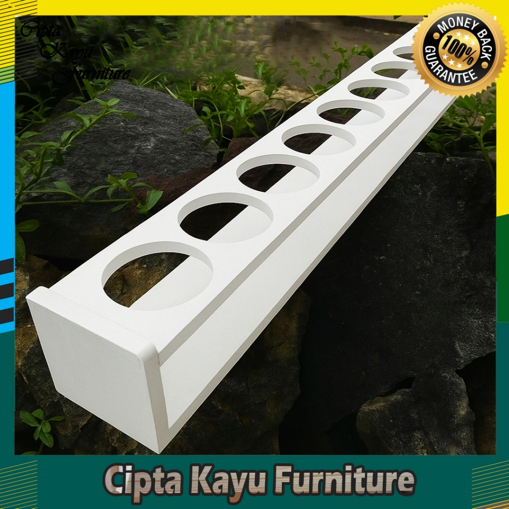 Jual rak botol 10 lubang kayu jati Belanda,Rak Botol Dapur Kayu Estetik ...
