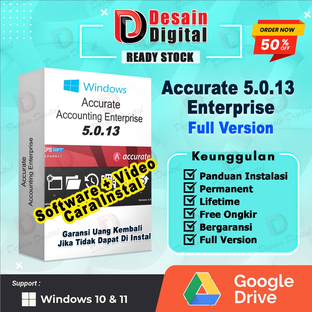 Jual Software Accurate Accounting 5 Enterprise Full Version Lifetime ...