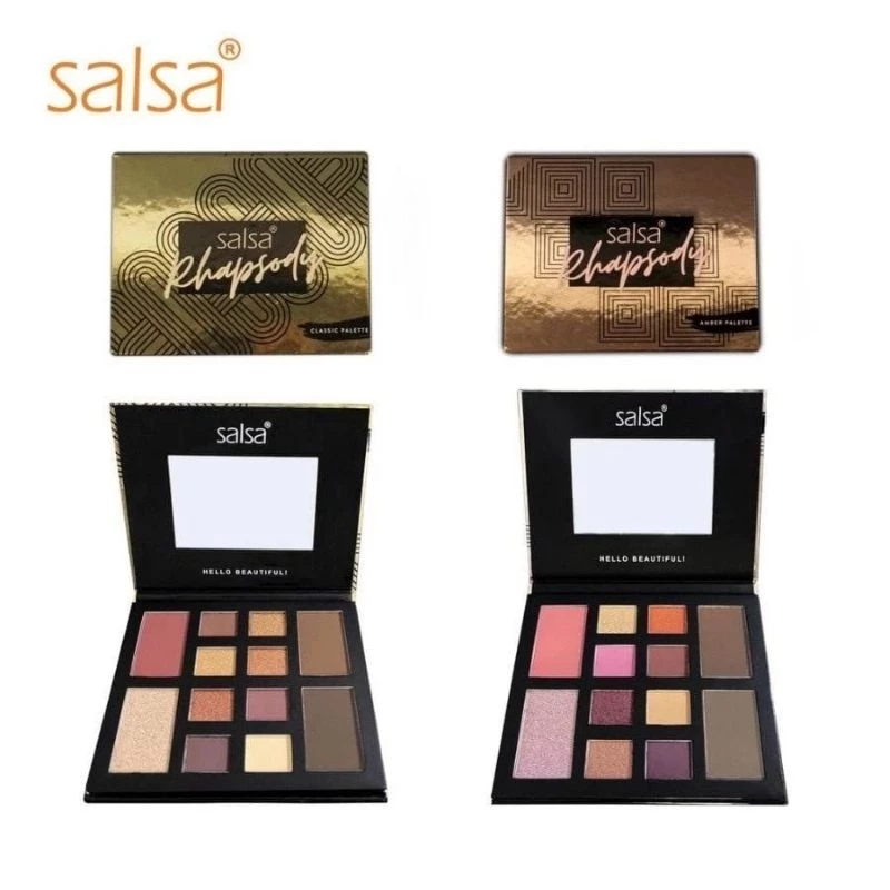 Jual Salsa Rhapsody Classic Palette / Amber Palette - Eyeshadow Palette ...