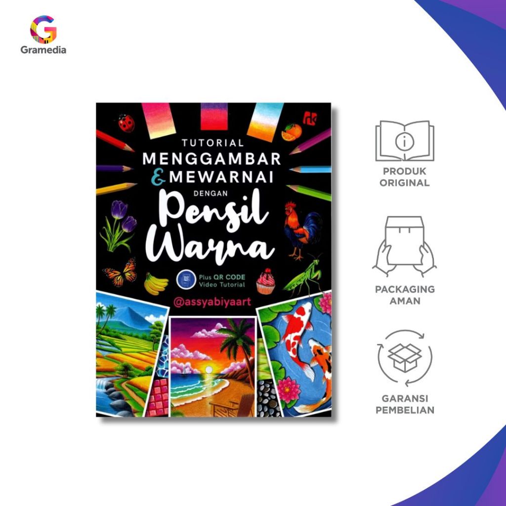 Jual Gramedia Yogya - Tutorial Menggambar & Mewarnai dengan Pensil ...