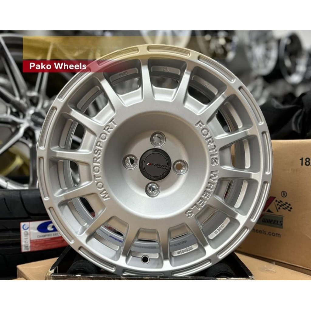 Jual velg mobil fortis 01 rally alto pcd 4x100 lebar 7 velg racing r16 ...