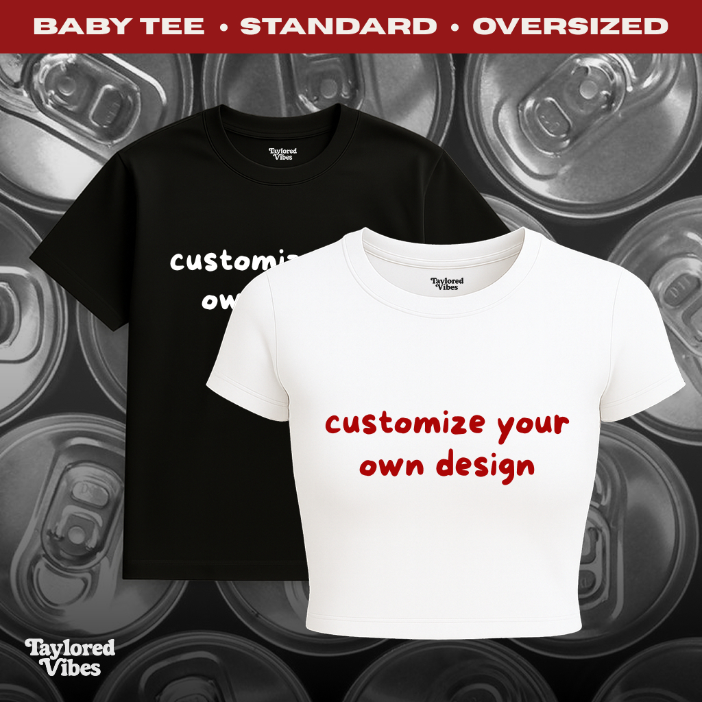 Jual Custom Print - Baby Tee | Standard | Oversized | Kaos Sablon Print ...
