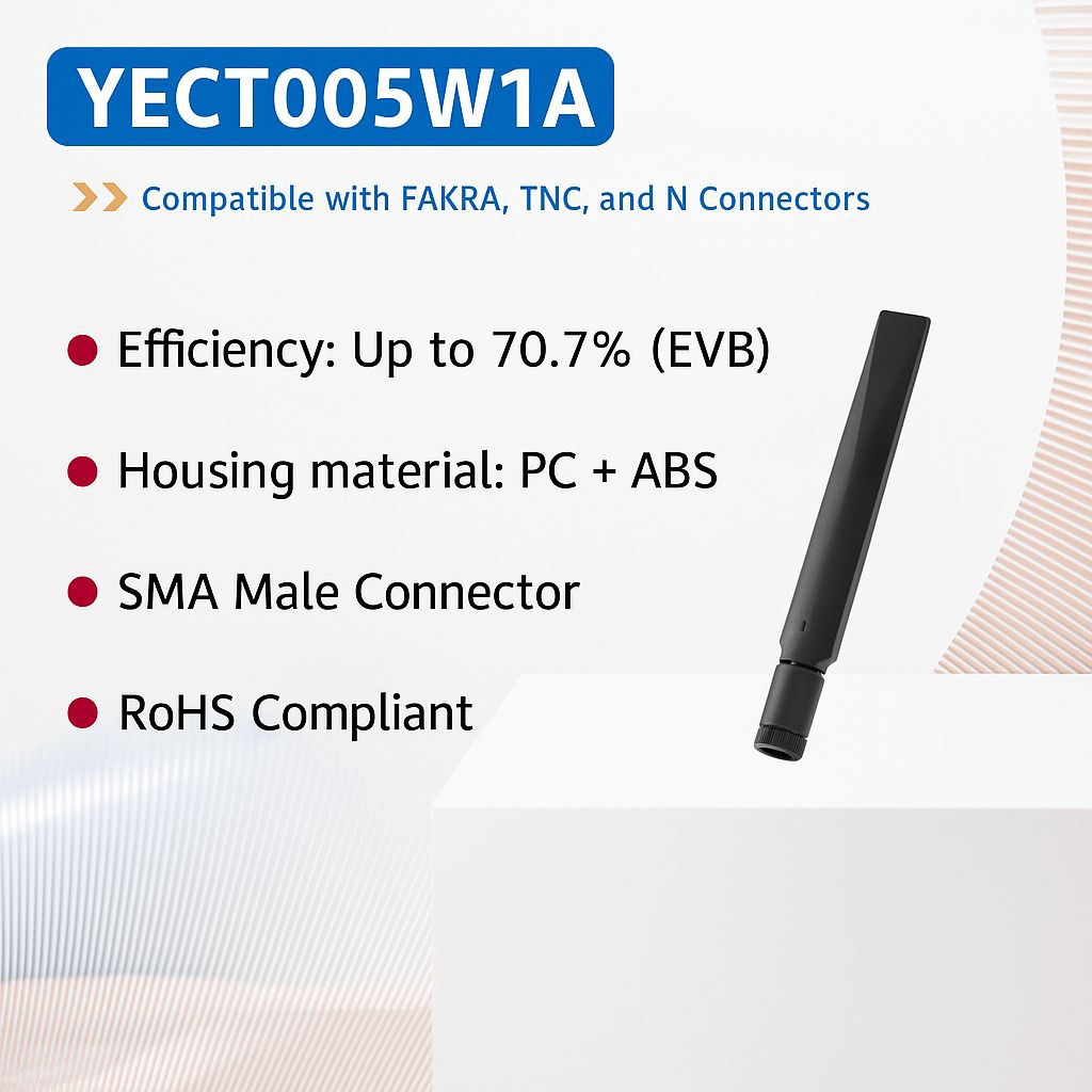 Jual Antena 5G 4G Quectel YECT005W1A SMA Male 600-6000MHz | High Gain 3 ...