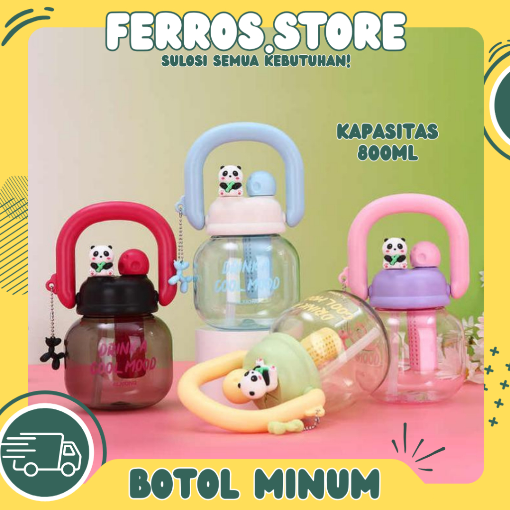 Jual Botol Minum Infused Handle 2 Sisi Botol Air Minum Anak Viral ...
