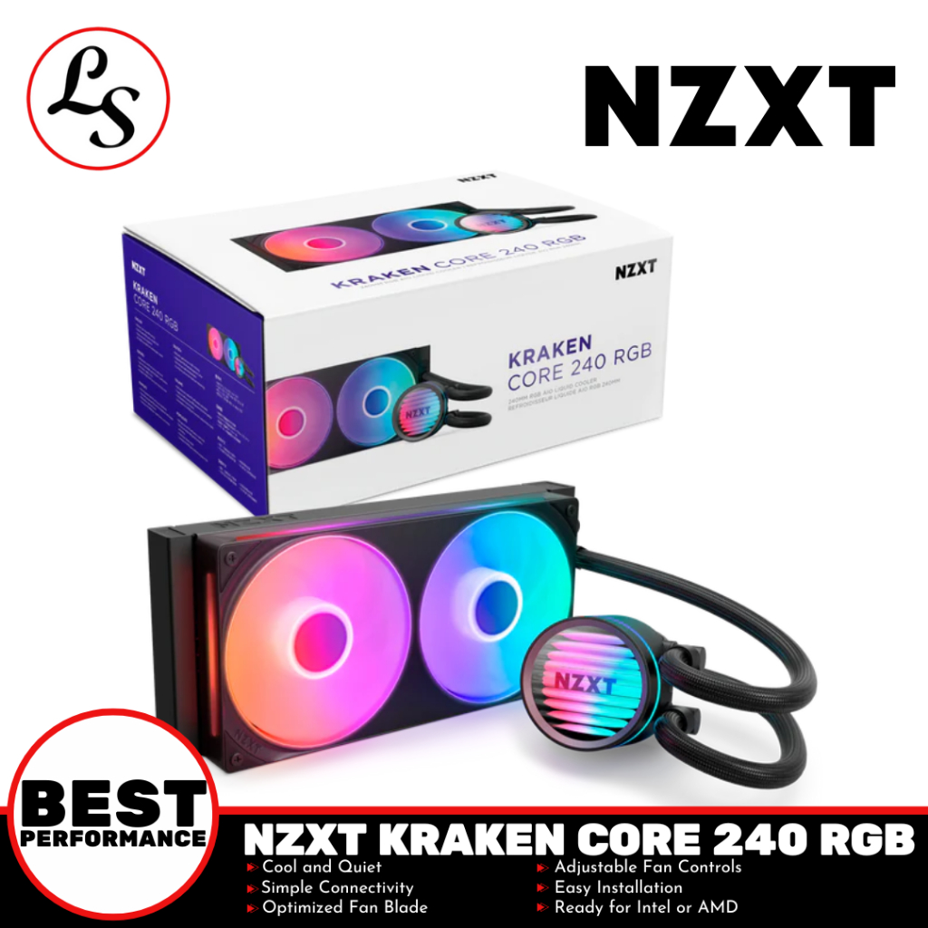 Jual NZXT CPU COOLER Kraken Core 240 RGB | Shopee Indonesia