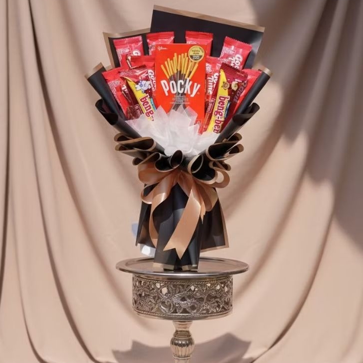 Jual BUCKET POCKY / BUKET POCKY / BUCKET SNACK WISUDA / BUKET COKLAT ...
