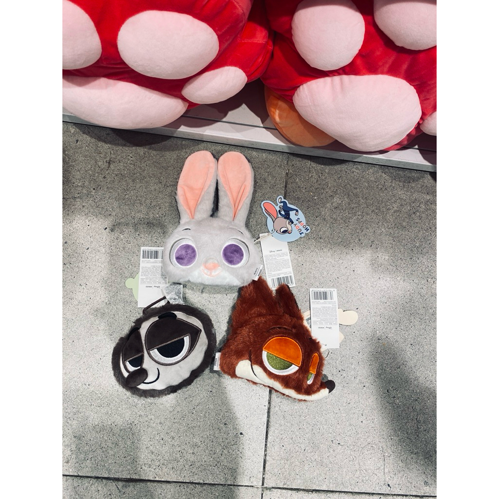 Jual MINISO ZOOTOPIA PLUSH COIN PURSE 15*3*12cm (dompet koin bulu ...