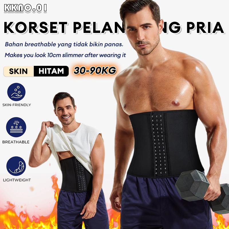 Jual Korset Pria Pengecil perut buncit dan Pinggang model Lemak Waist ...