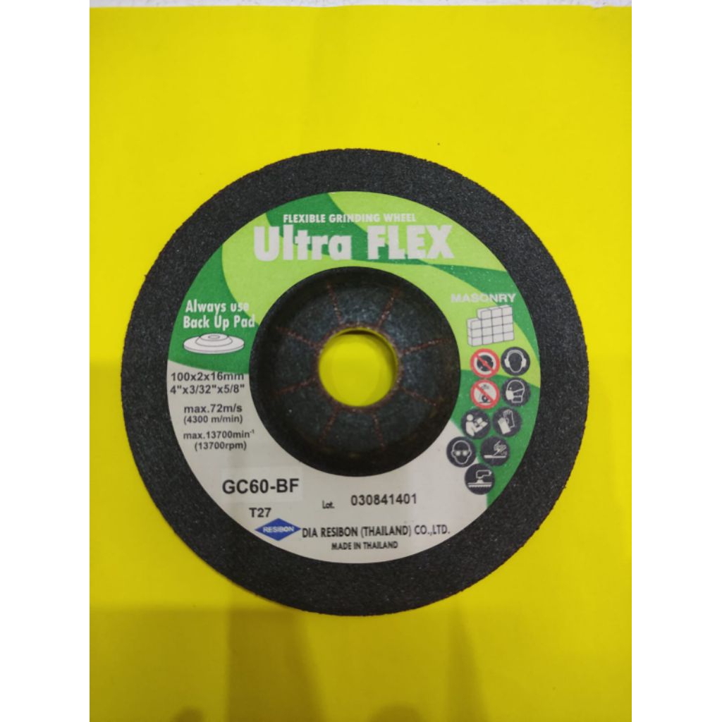 Jual ULTRA FLEX 4" MATA GERINDA FLEXSIBLE GC60 PENGHALUS GRANIT MARMER ...