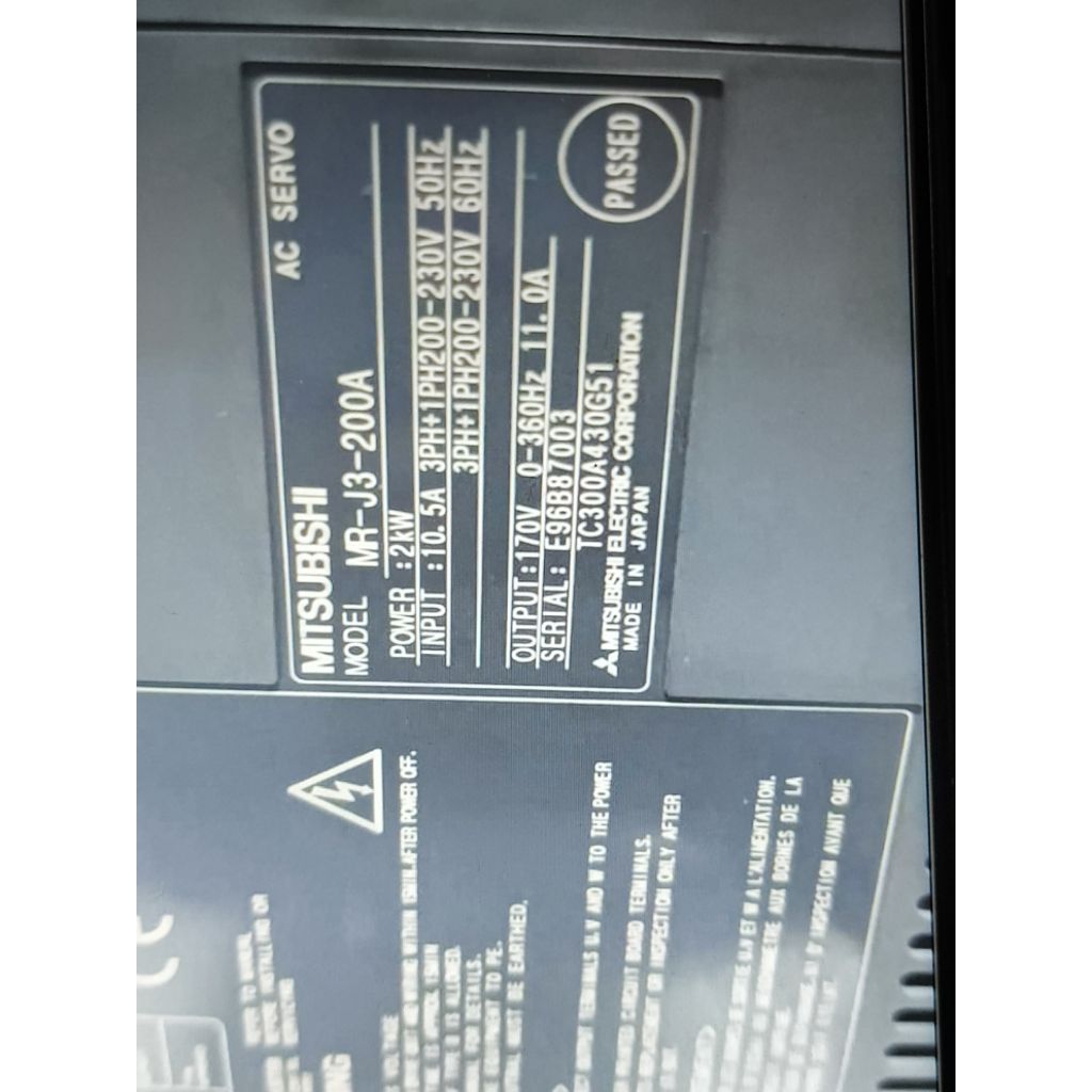 Jual AC SERVO DRIVER MR-J3-200A MITSUBISHI | Shopee Indonesia