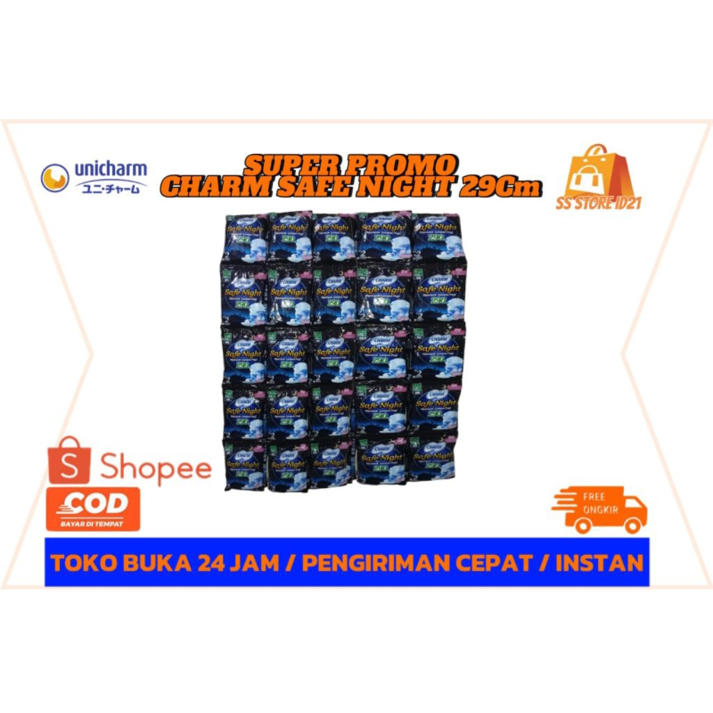 Jual Charm safe night 29cm 1 Renceng 10 pcs | Shopee Indonesia