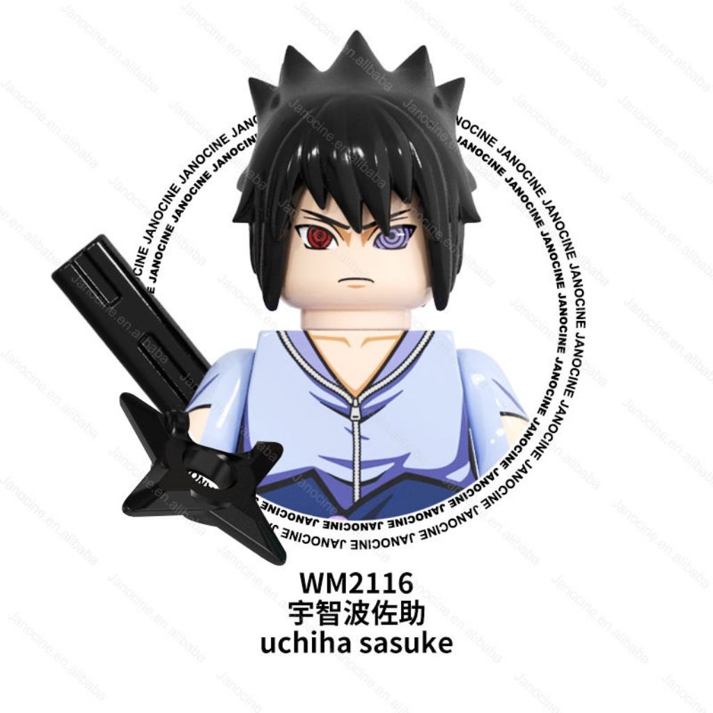 Jual WM2116 Mainan Anak Balok Susun Mini Anime Jepang Figure Sasuke ...