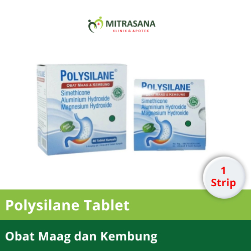 Jual Polysilane Tablet - Obat Maag dan Kembung | Shopee Indonesia