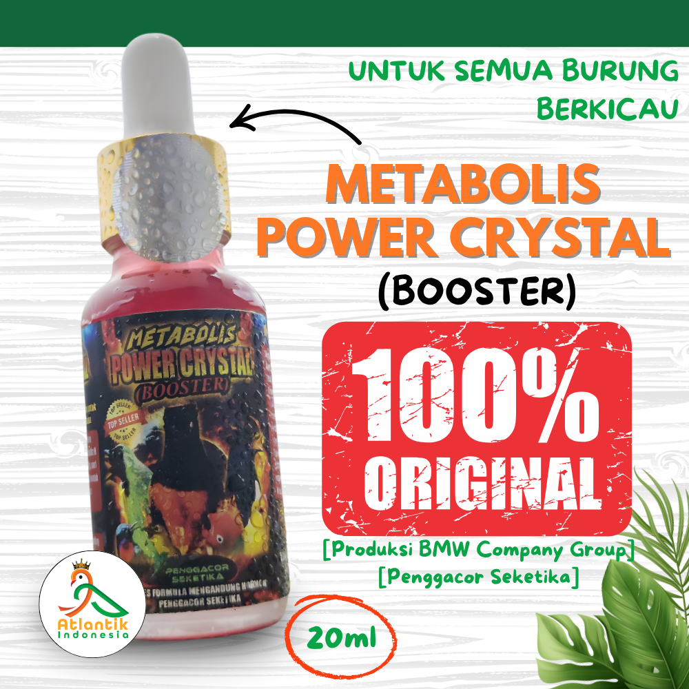 Jual Metabolis Power Crystal Booster 20ml Vitamin untuk memenuhi ...