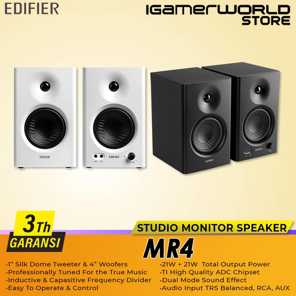 Jual Edifier MR4 / MR 4 Powered Studio Monitor Speaker 2.0 Audio ...