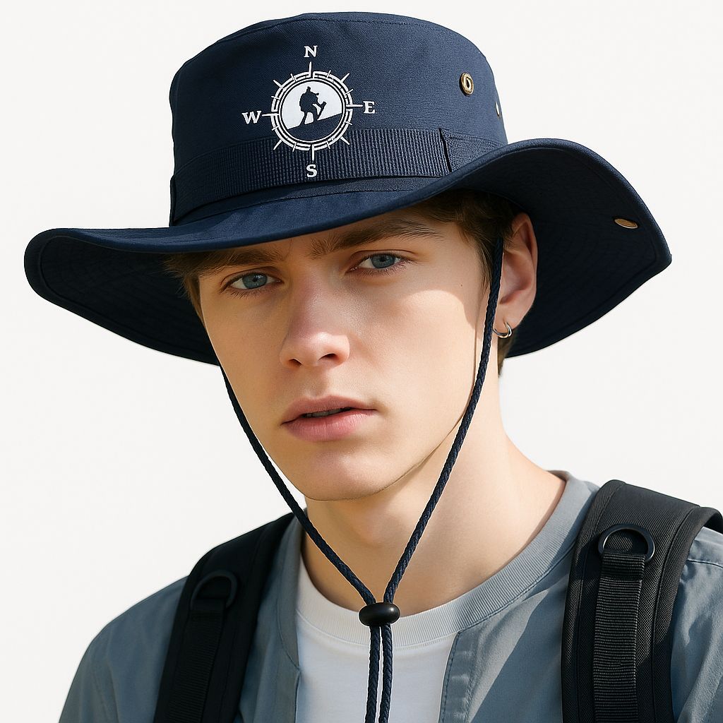 Jual Topi Gunung Rimba Tali Hiking Hutan Camping Hat Tali Hitam Cream ...