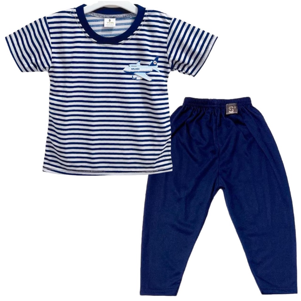 Jual 3S YEYA - SETELAN CP SALUR ANAK DTF/PRINT L0G0 AIRLINES KATUN ...