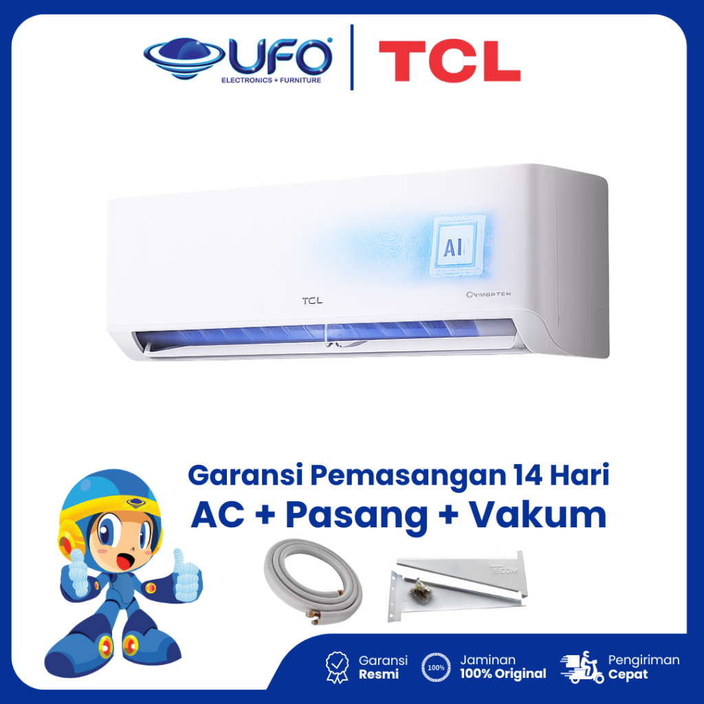 Jual TCL AC AI Inverter Pro Wi-Fi 1 PK - Power Saving - Smart Home ...