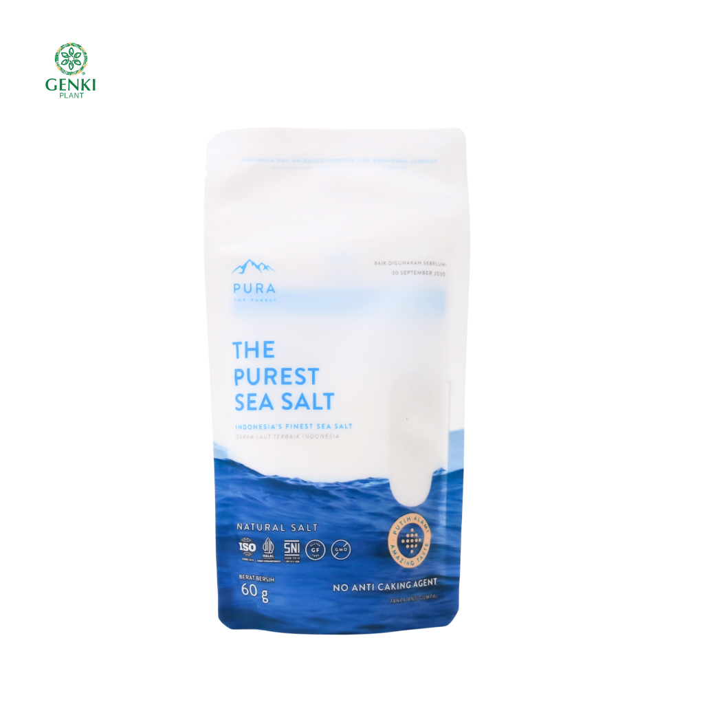 Jual Pura Purest Sea Salt Fine / Garam Laut Natural Halus - 60 g ...