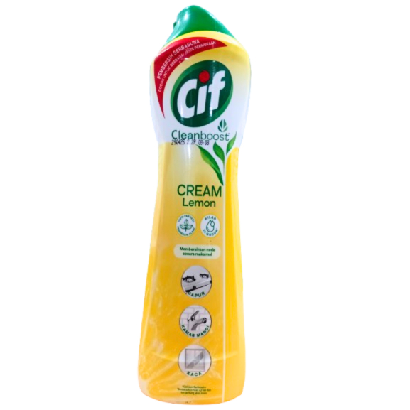 Jual CIF Cream Pembersih Serbaguna Botol Aroma Lemon 660g | Shopee ...